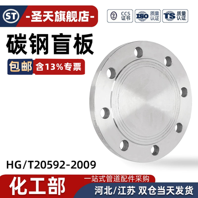 碳钢盲板HG20592-2009法兰片盖板新标法兰盲板BL15—600 PN10/16
