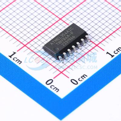 单片机(MCU/MPU/SOC) ATTINY84A-SSF SOIC-14 原装正品
