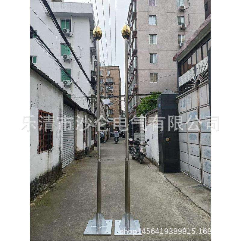 304材质避雷针 避雷针ESE一60T防雷电设备 不锈钢建筑物防雷针