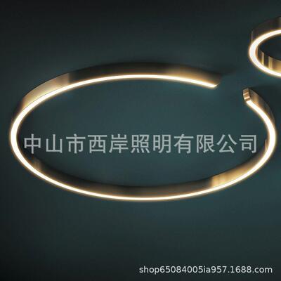 西岸 occhi0 mito设计师款卧室吸顶灯现代轻奢玄关走廊书房C型灯