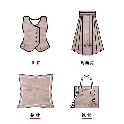 欧根纱国料清连透衣裙衬衫HH4891-2面布料微透绣花风布