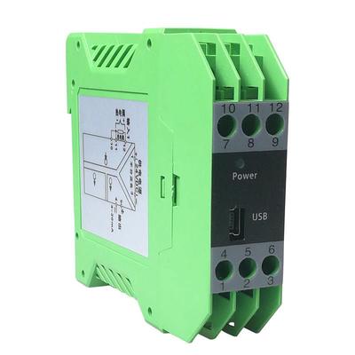 Pt100智能信号隔离器热电阻隔离型温度变送器安全栅4-20mA/0-10V