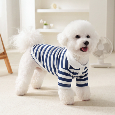 FAIRYPET宠物狗狗衣服条纹雪纳瑞泰迪比熊博美小型犬猫猫咪衣服