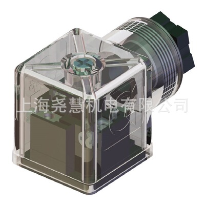 DIN43650 A型连接器 赫斯曼接头 18mm/2+gr./24V/PG11 带LED灯