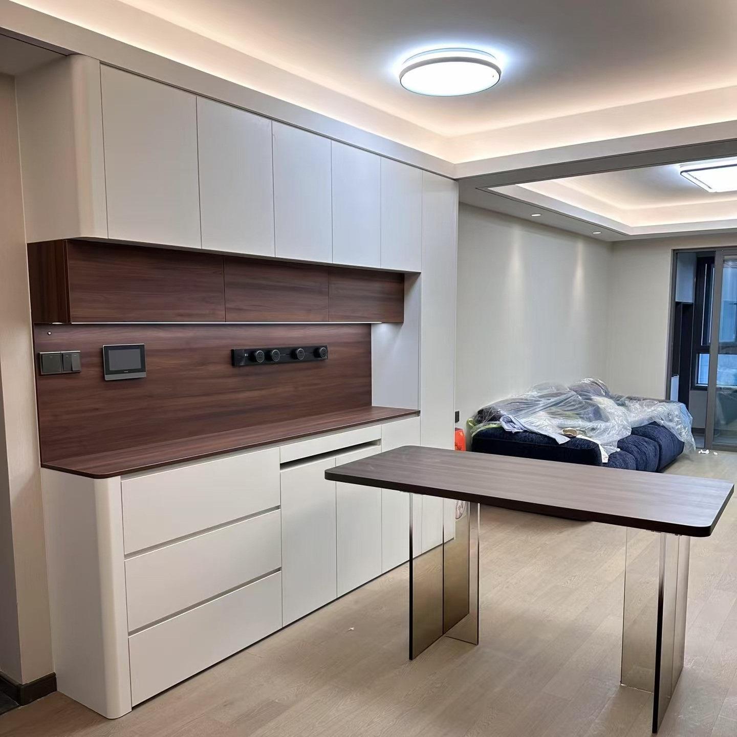上海全屋定制工厂板式衣柜整体橱柜餐边柜鞋柜衣帽间柜子定制家具