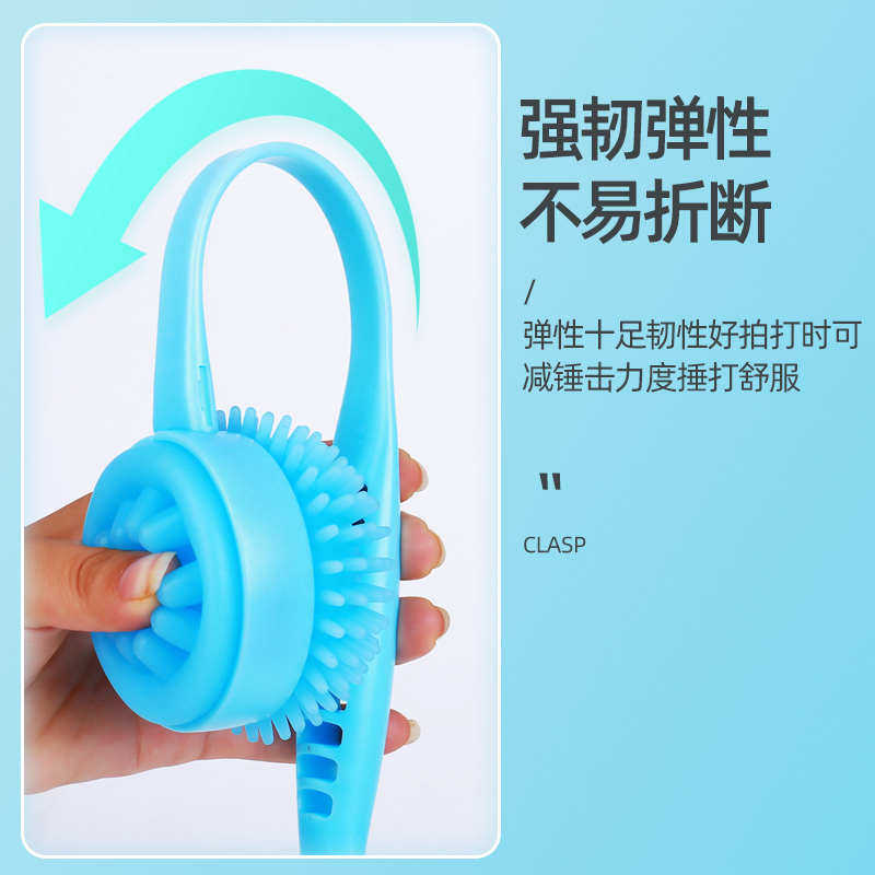 按摩锤肩敲打棒锤背捶背器手持式加长经络拍后背颈椎腿部养生保健