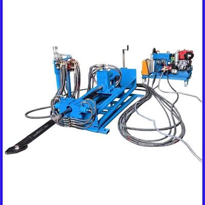 非开挖不破路面穿越顶管机30米管道水钻打眼机过道眼钻孔机