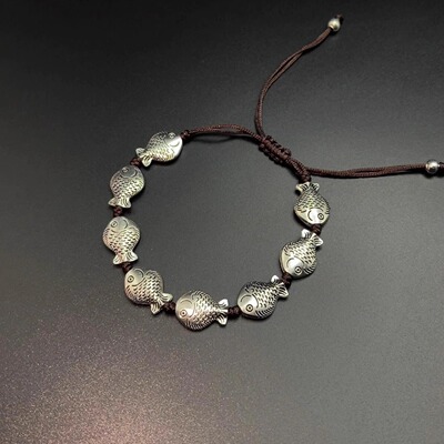 Vintage古着 Weave small fish手绳