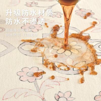 毯客厅20YUDT20065新款覆古法式沙发卧室地地垫家用2免奢洗可擦轻