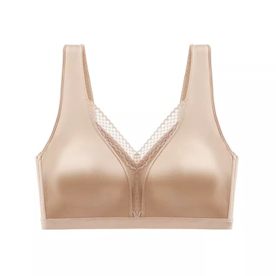 【花花推荐】黛凡妮轻奢裸感缎面文胸ZW55044