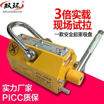 厂家供应方舟牌永磁吸盘磨具上料用磁力吊1T2T3T5T强力永磁起重器