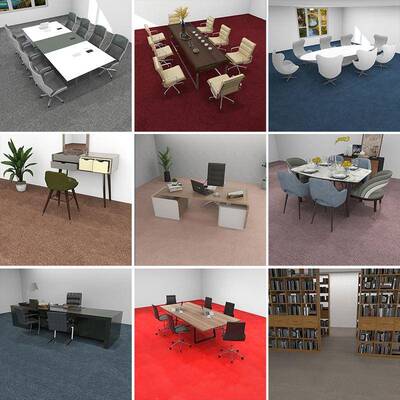 办EVC公室卧毯灰色地满房铺商用全铺家用室间水泥地会议厅商用地