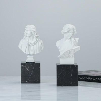 PWZ代简约雕塑人样物树脂件客厅现书房书摆柜板间米兰时尚轻装饰