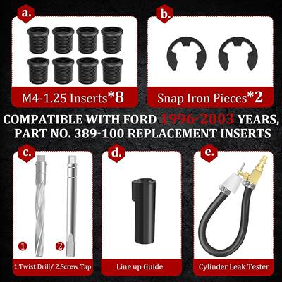 火花螺纹工维具套件汽73734修修工塞具