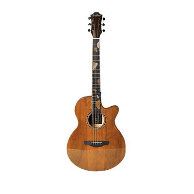 亮光面单吉他40寸云杉椴木成人民谣吉他guitar涂鸦指板木吉他乐器