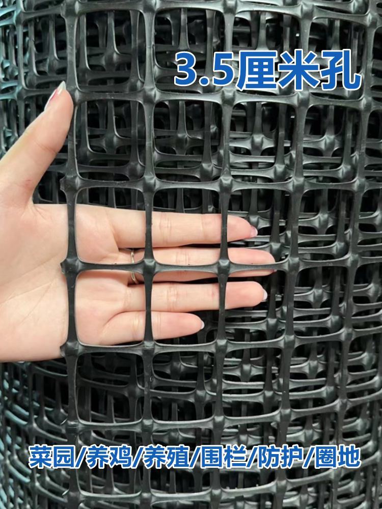 塑料网围栏网养鸡网养殖网护栏网防护网栅栏隔离网户外菜园网格