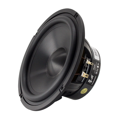 磬听6.5寸汽车音响低音喇叭 氧化铝陶瓷音盆铸铝盆架车门音响