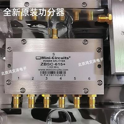 Mini-Circuits ZBSC-615+ 1-500MHZ 一分六功分器SMA全新原装正品