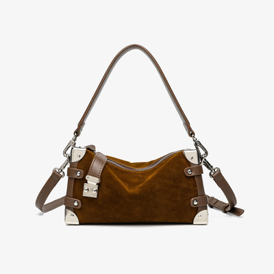 卡尔 蔻斯轻奢复古磨砂腋下小方包CK25933K棕色