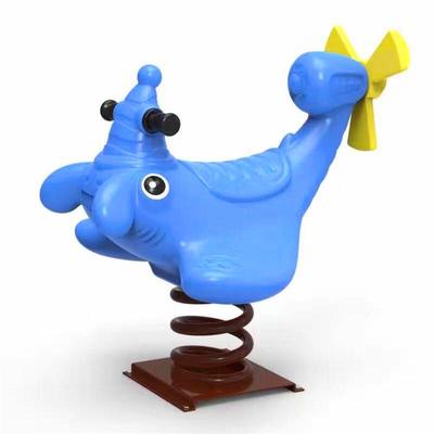 儿童户外休闲塑料弹簧摇马小区公园摇摇乐室外摇摇马趣味跷跷板