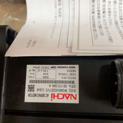 议价MSMA302D7V3 伺服电机 那智NACHI 3.0kW功率维修