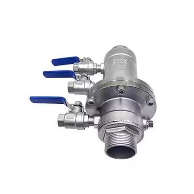 SHSVLHS712X-16P不锈钢外螺纹低阻力倒流防止器LHS711X内丝防污