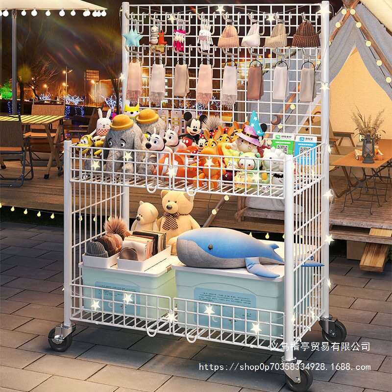 移动折叠摆摊小推车一秒收摊夜市专用地摊摊位花车促销展示架神器