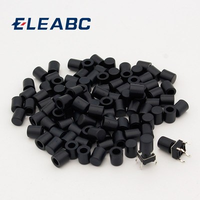 100pcslot Black Plastic Cap Hat G62 for 66mm Tactile Push