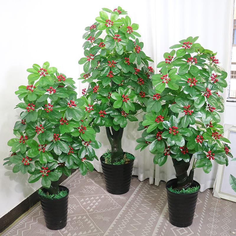 仿真绿植花树果树塑料假树防真树装饰假花客厅植物盆栽落地盆景