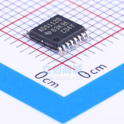 模数转换芯片ADC ADS1120IPWR TSSOP-16 TI(德州仪器)
