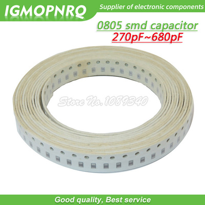 极速100PCS 0805 C0805 330pF +-10% 50V X7R 2.0x1.25mm capacit
