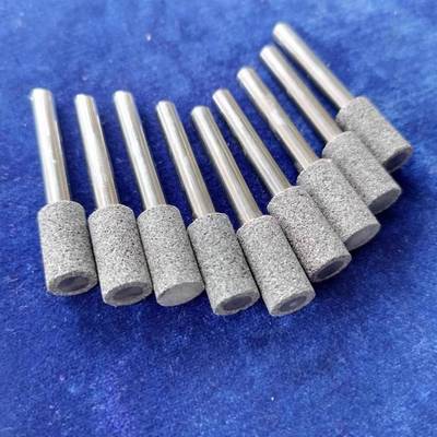 棒轮陶瓷CBN立方氮化硼磨头带柄打磨70147高精密内磨曲孔轴凸轴