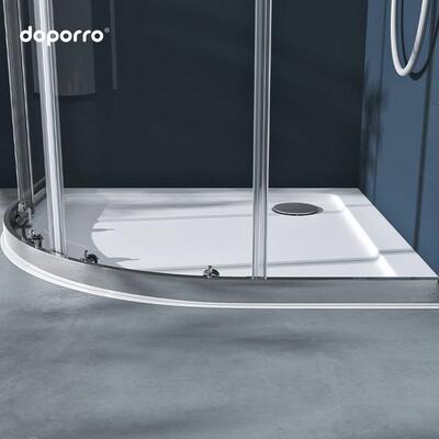 德国dporo家用干湿r分弧离钢化玻璃Ravenna3门整体酒o店民宿扇形