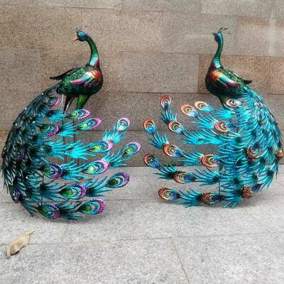 户奢华庭装饰灯摆W-G18035件欧美别墅院小外花园造景观雕塑动物铁