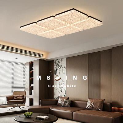 意式轻奢高级感客厅XOF中主吸顶款灯山灯具力现代简约2025新亚克