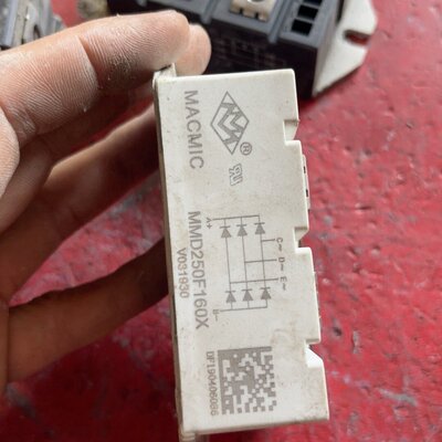 可维修MACMIC宏微MMD250F160X整流桥模块，原议价
