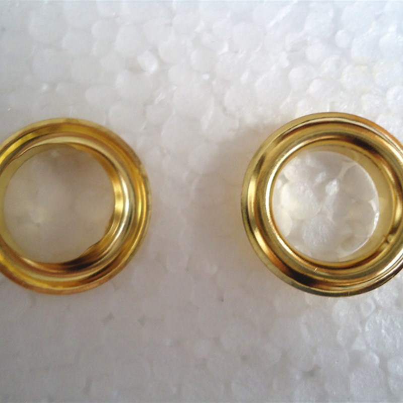 好货1400#金色铜质鸡眼气眼扣空心铆钉外径27mm*内径17mm高度5mm