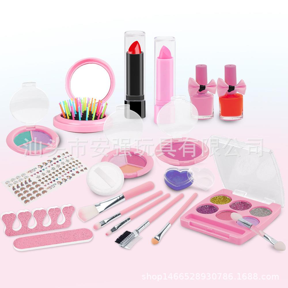 儿童化妆品玩具女孩彩妆玩具过家家礼品手提箱套装热销