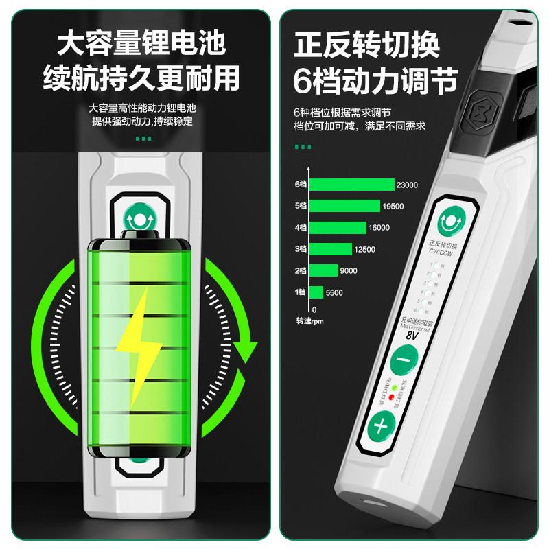 德国®充电电磨机小型玉石打磨机抛光手持笔木雕刻电动工具