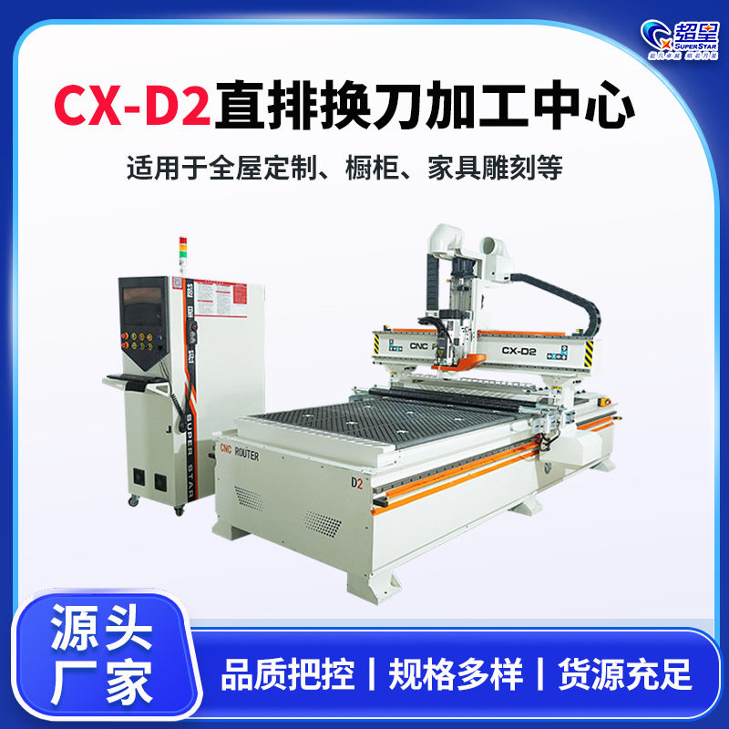 板式家具数控开料机亚克力复合板加工中心广告板材直排换刀切割机