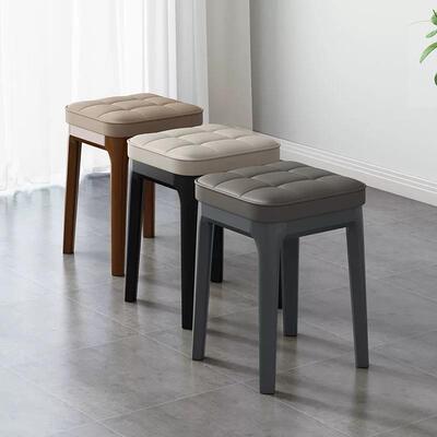 实木餐椅餐椅23292凳现代简约家用客桌厅矮凳凳高可叠放餐厅方凳