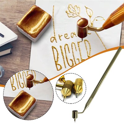 好货Slanting Fine-Line Paint Pen Large Fluid Writer Pen Writ