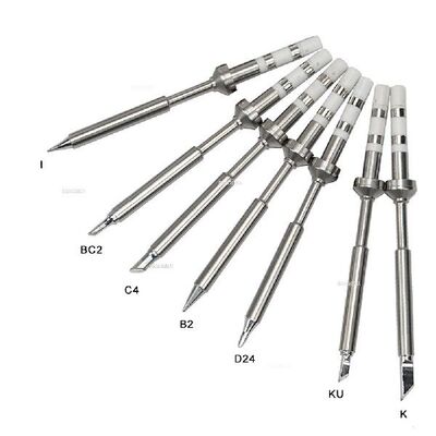 极速7 Pcs TS100 Soldering Iron Tips TS-B2/BC2/C4/D24/I/K/KU