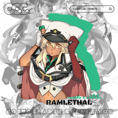 罪恶装备系列 拉姆蕾萨尔·瓦伦丁 UV转印防水贴纸