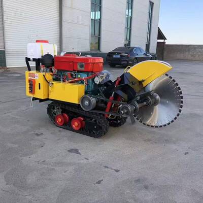 履带遥式MVY马路切凝割机沥青混全土道路切缝机自动控机