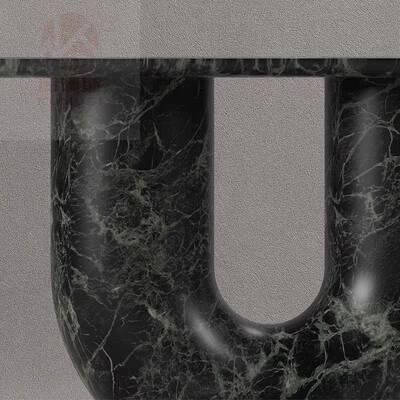 意极12506简天然式理石玄关台设计大师款厅别墅客家用入户桌