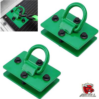 1/2英寸卡车固定连接D型环12000lbs重型锻造螺丝拖车环