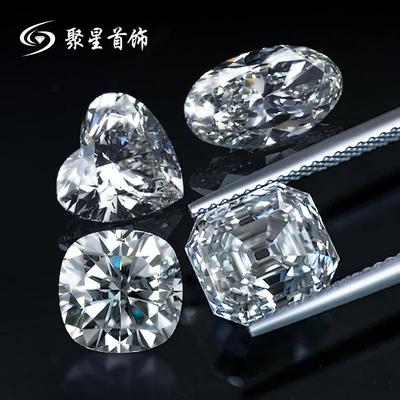 实验室CVD/HPHT人工培育钻石祖母绿梨形肥方雷迪恩切割人造钻石