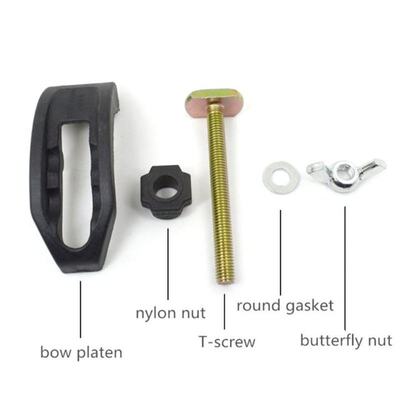 5pcs 85mm Bow Plate Sets Pressure Plate Clamp Fixture For T-