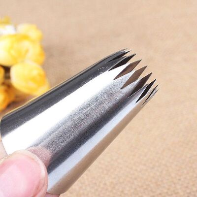 4Pcs Cake Decorating Tips Set Star Piping Icing Nozzle